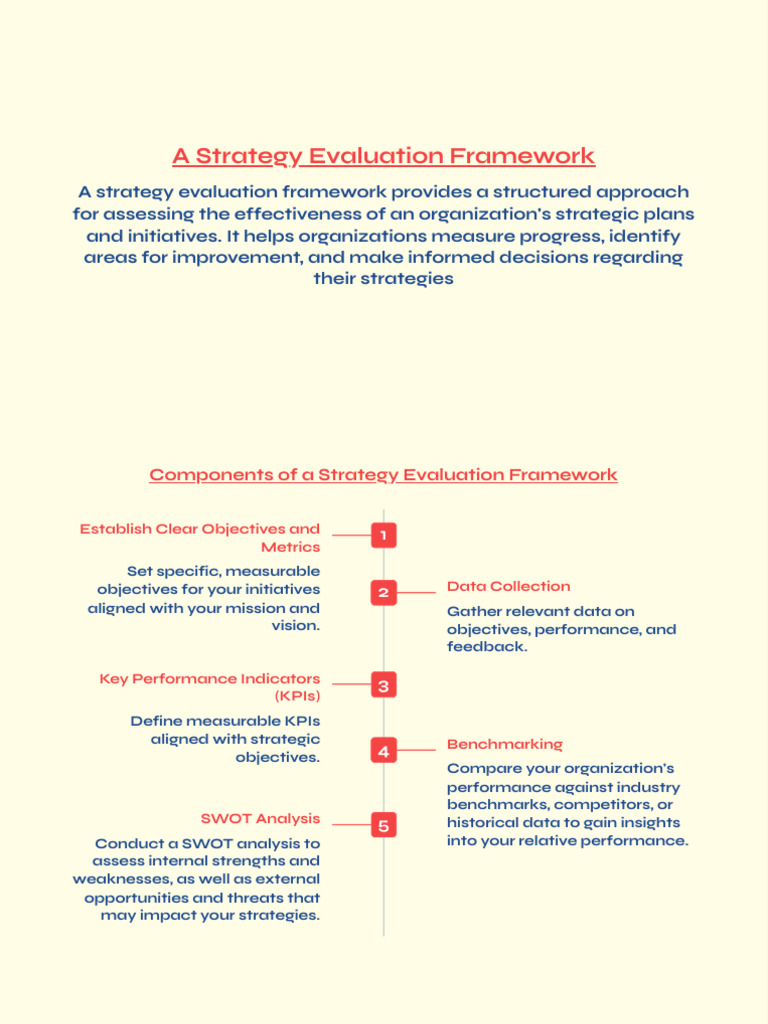 A Strategy Evaluation Framework | PDF | Strategic Management ...