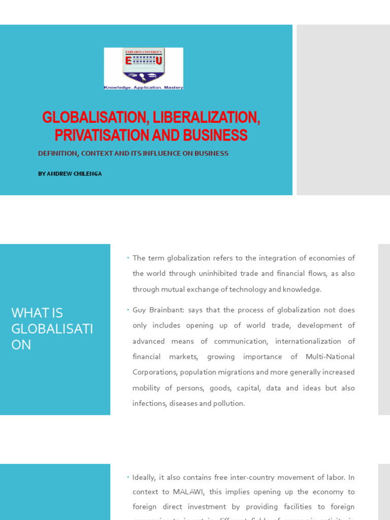 Globalization's Impact on Business Strategy | PDF | Globalization ...