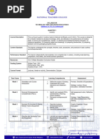 Tle Grade 9 (Cookery&Bpp) Syllabus | PDF | Cakes | Hors D'oeuvre