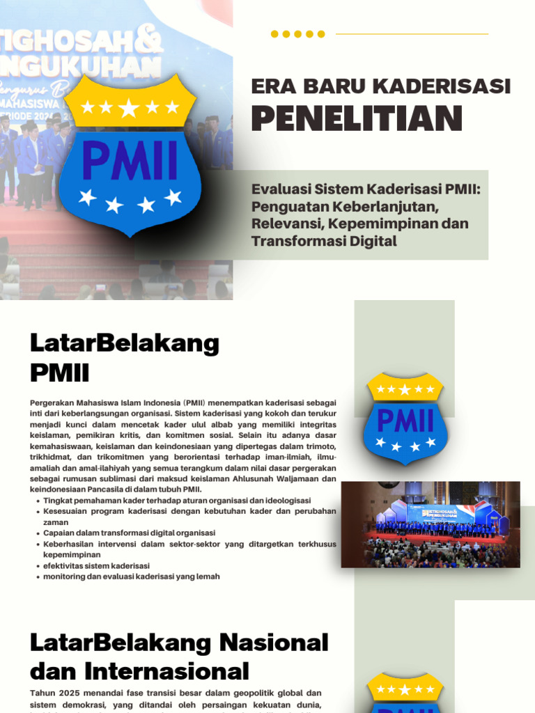 Riset Kaderisasi PMII | PDF