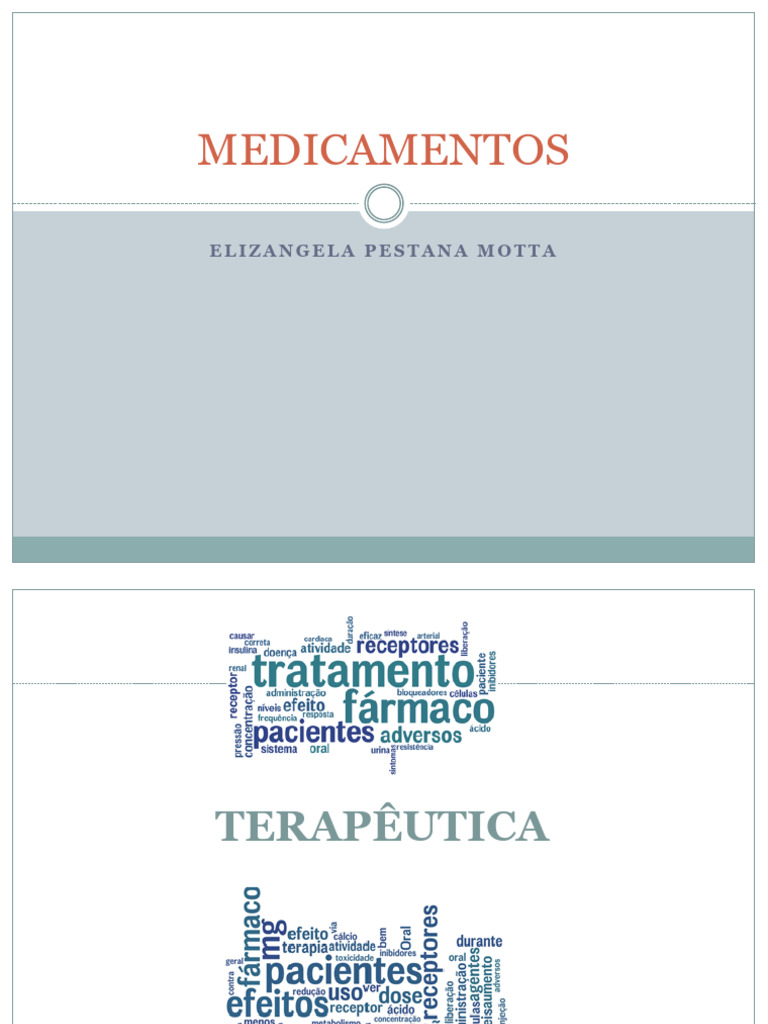 Tipos e Formas de Medicamentos | PDF