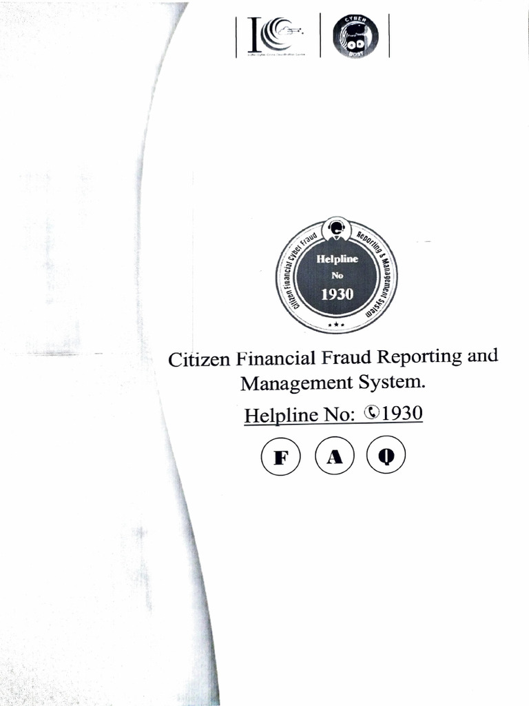 Citizen Financial Fraud Reporting System | PDF | Cybercrime | Fraud