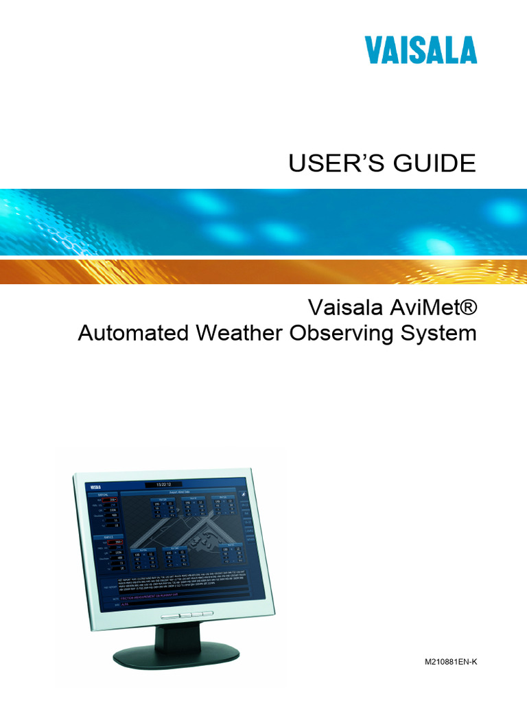 AviMet AWOS User - S Guide | PDF | Computing | Software