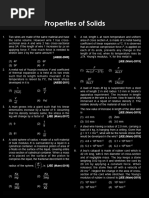 JEE Main 2024: Mechanical Properties Questions | PDF | Elasticity ...
