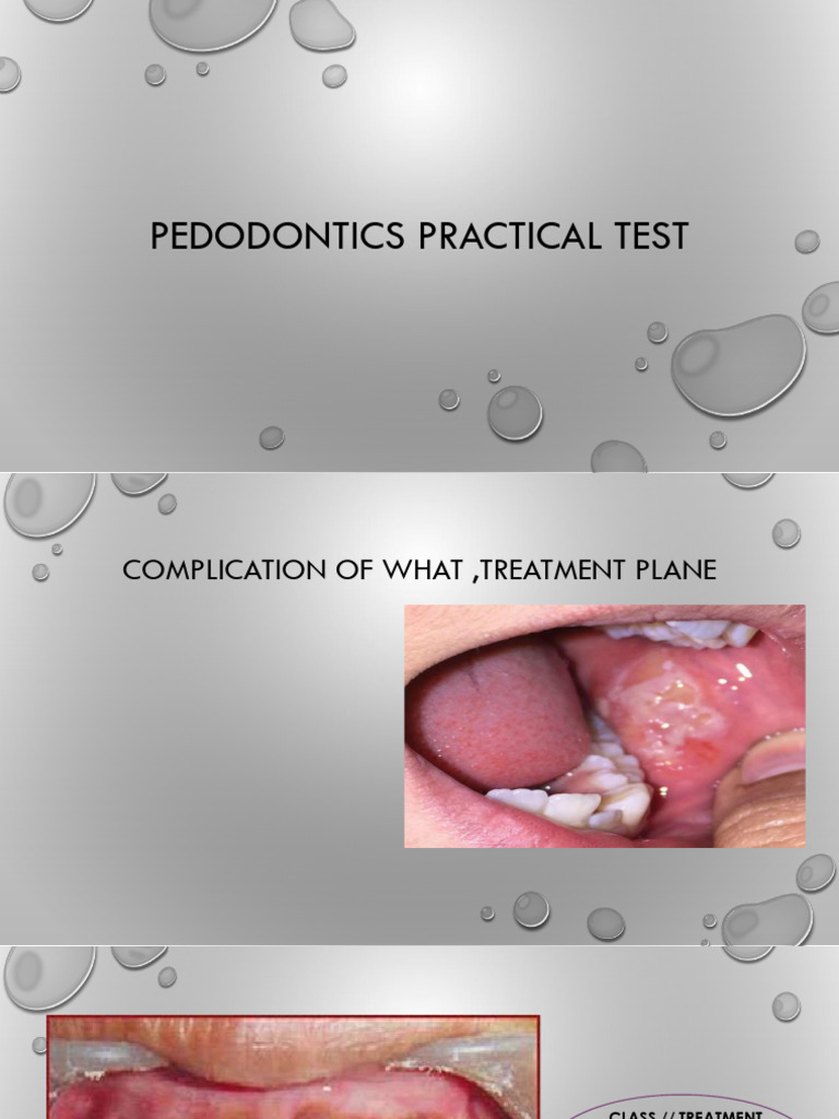 Pedo Practical With Answers | PDF