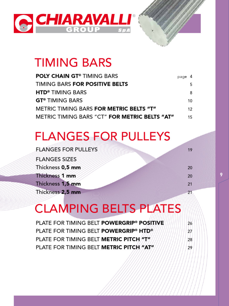 9 TIMING BARS FLANGES CLAMPING GB | PDF | Aluminium | Metals