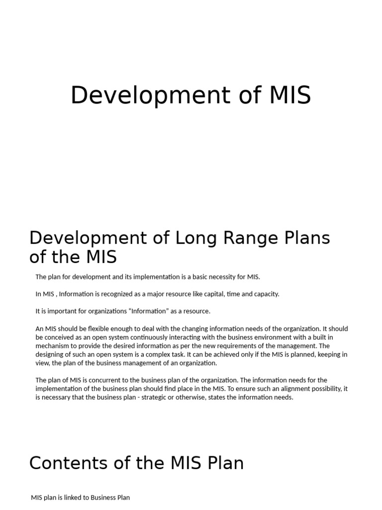 MIS Development and Business Alignment | PDF | System | Databases