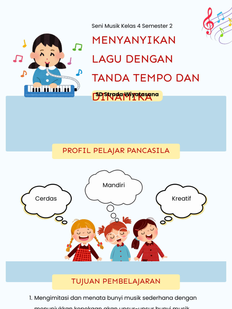 Menyanyikan Lagu Dengan Tanda Tempo Dan Dinamika Lengkap.pptx | PDF