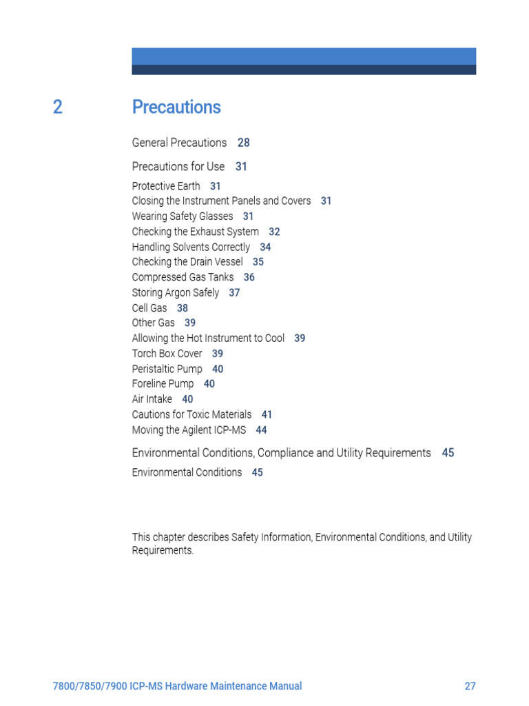 ICP-MS 7800 Series Maintenance Guide | PDF | Exhaust Gas ...