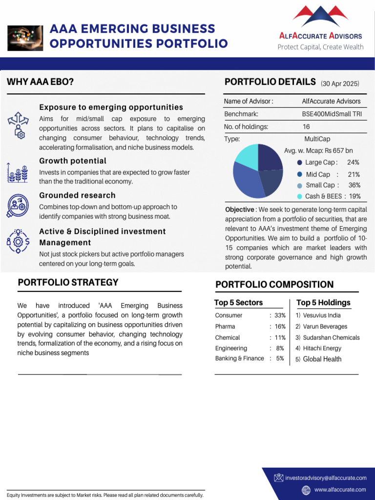 Apr 2025 AAA EBO Factsheet (MOFSL) | PDF | Financial Risk | Financial ...