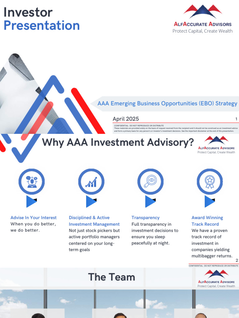 Apr 2025 AAA EBO Presentation (MOFSL) | PDF | Investment Management | Investing