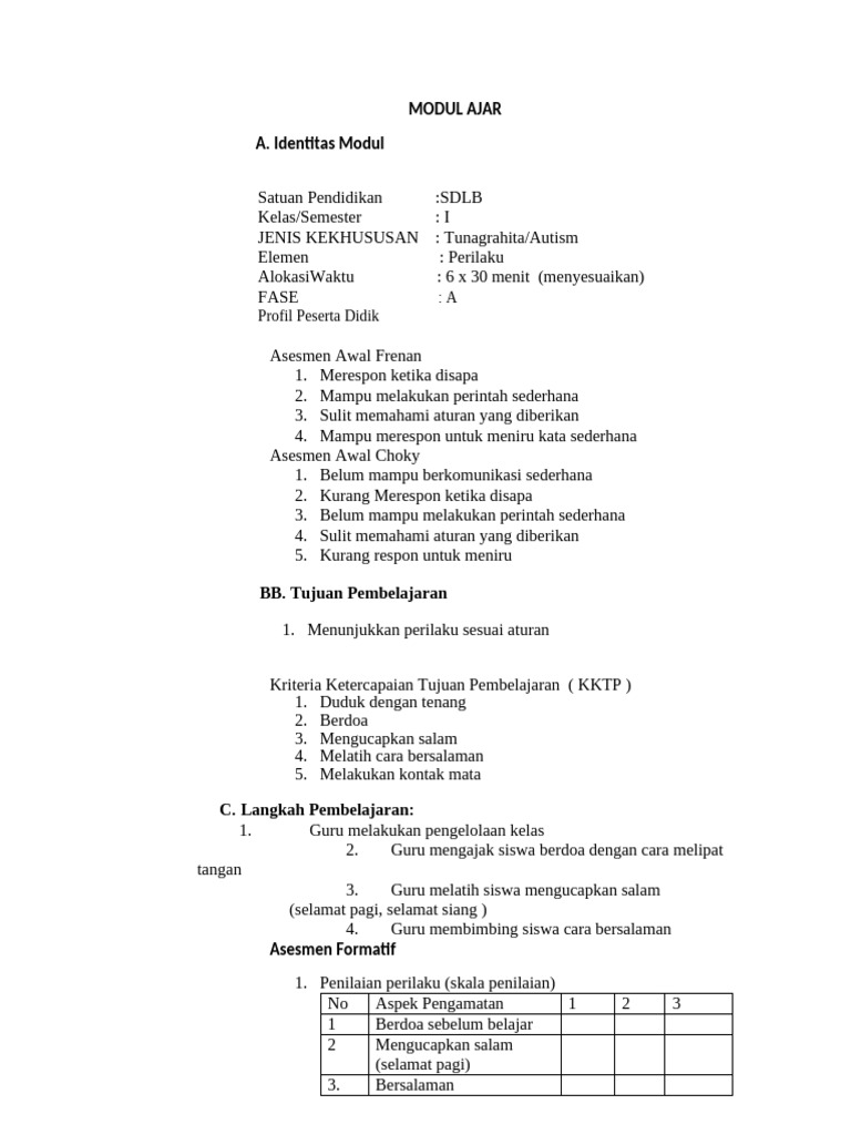 MOdul ajar Cesa RISI uTAMA | PDF