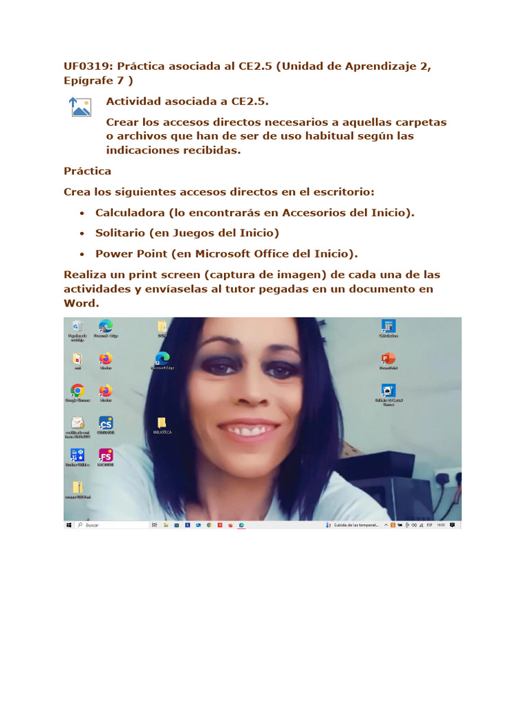 Práctica Asociada Al CE2.5 (Unidad de Aprendizaje 2, Epígrafe 7) | PDF