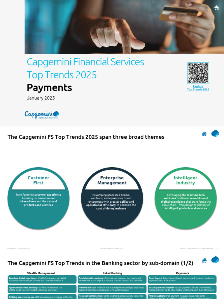 Capgemini Top-Trends-2025 Payments | PDF | Point Of Sale | Banks