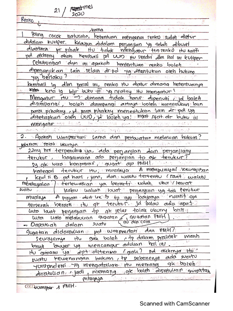 Catetan Perikatan | PDF