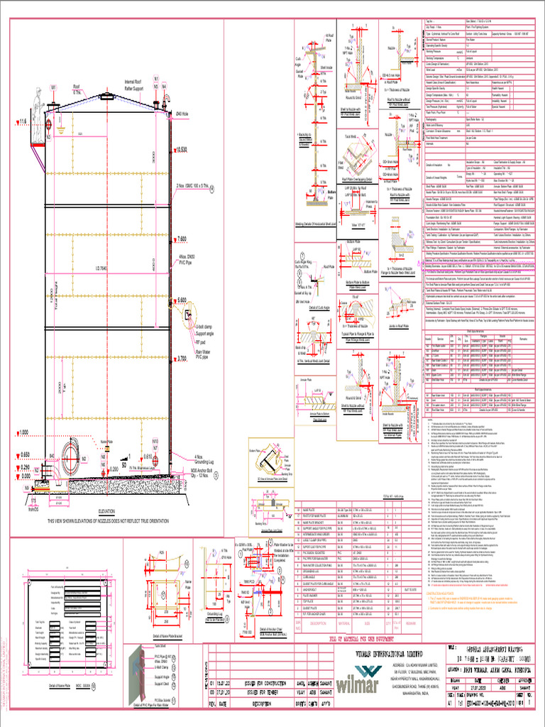 Fire Fighting System Tank Specifications | PDF | Mechanical Engineering ...
