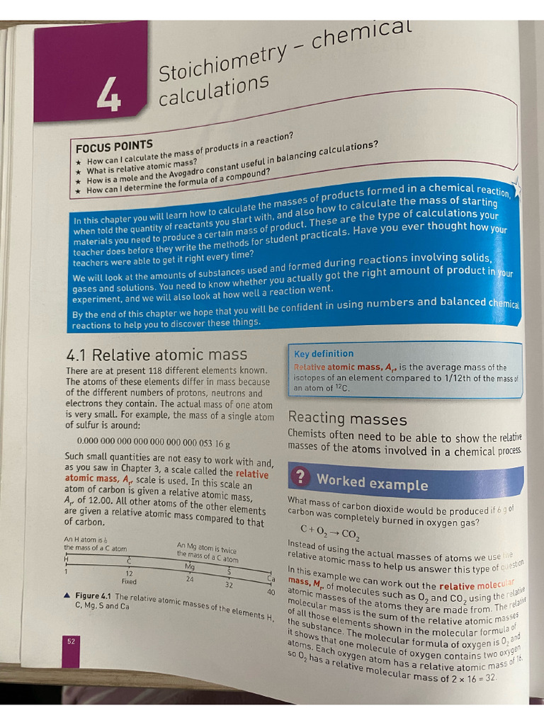 4. Stoichiometry Chemical Equations | PDF