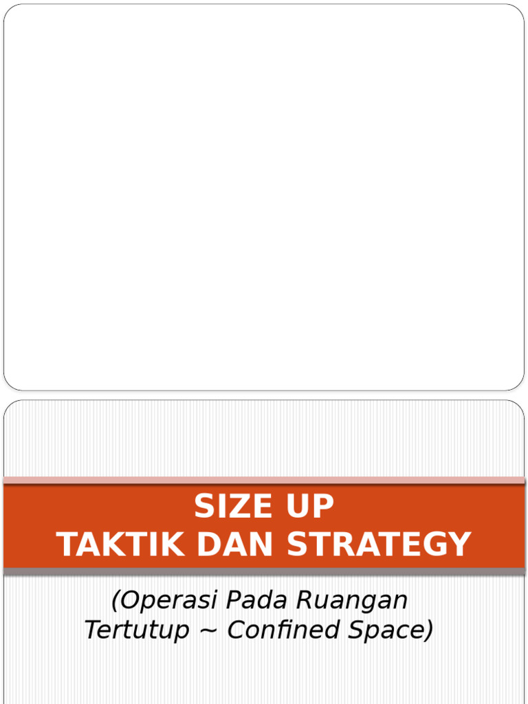 Operasi Pada Ruangan Tertutup ~ Confined Space | PDF