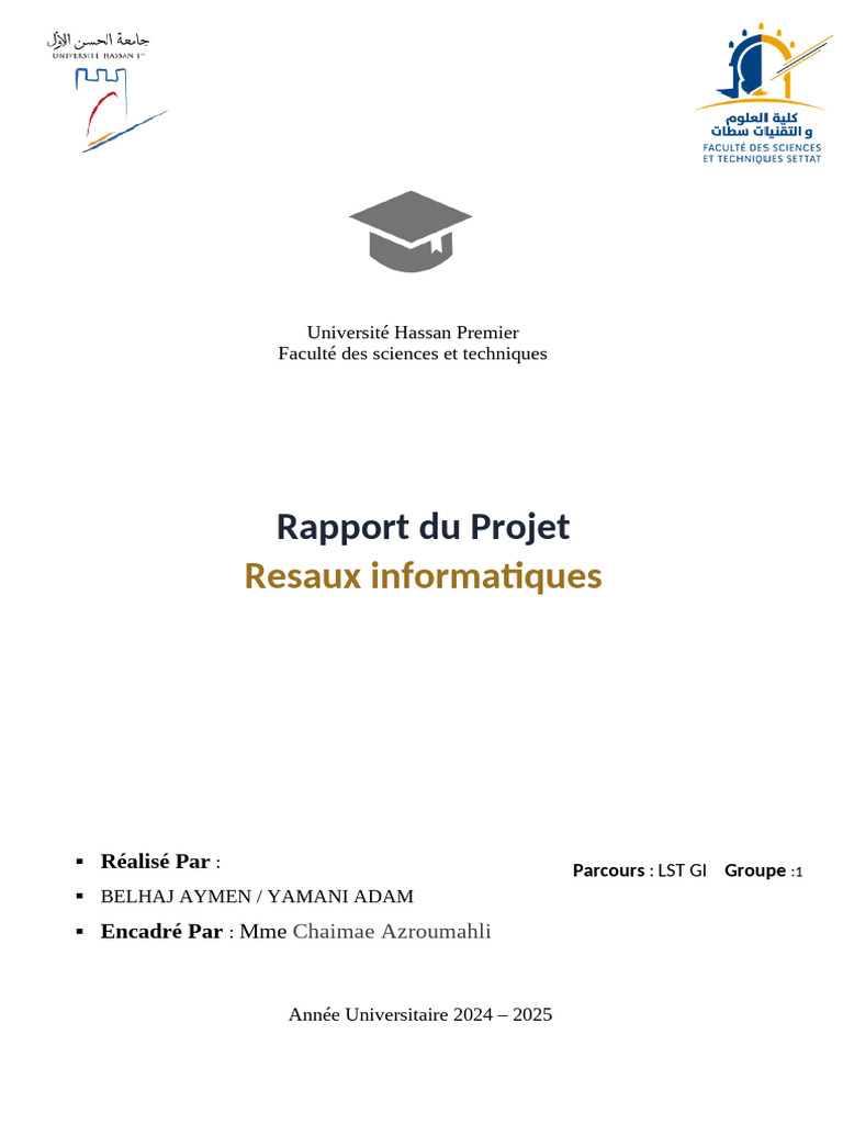 projet_resau[Groupe2][1] (Récupération automatique) | PDF | Adresse IP ...