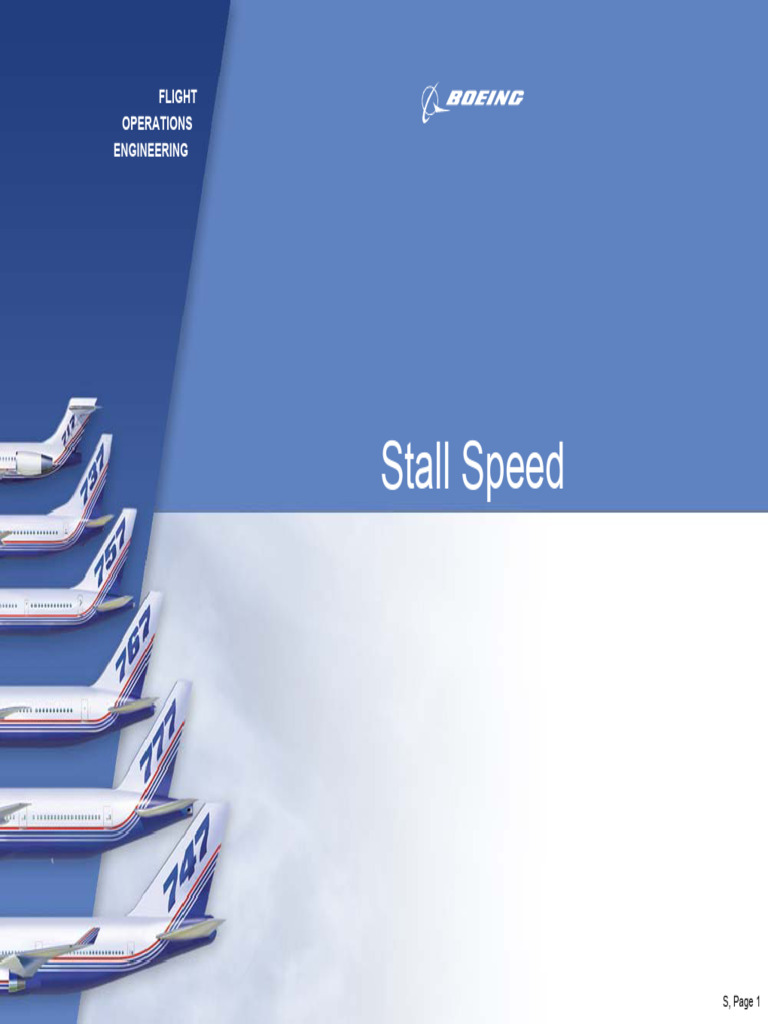 Understanding Stall Speed Calculations | PDF | Lift (Force) | Flap ...