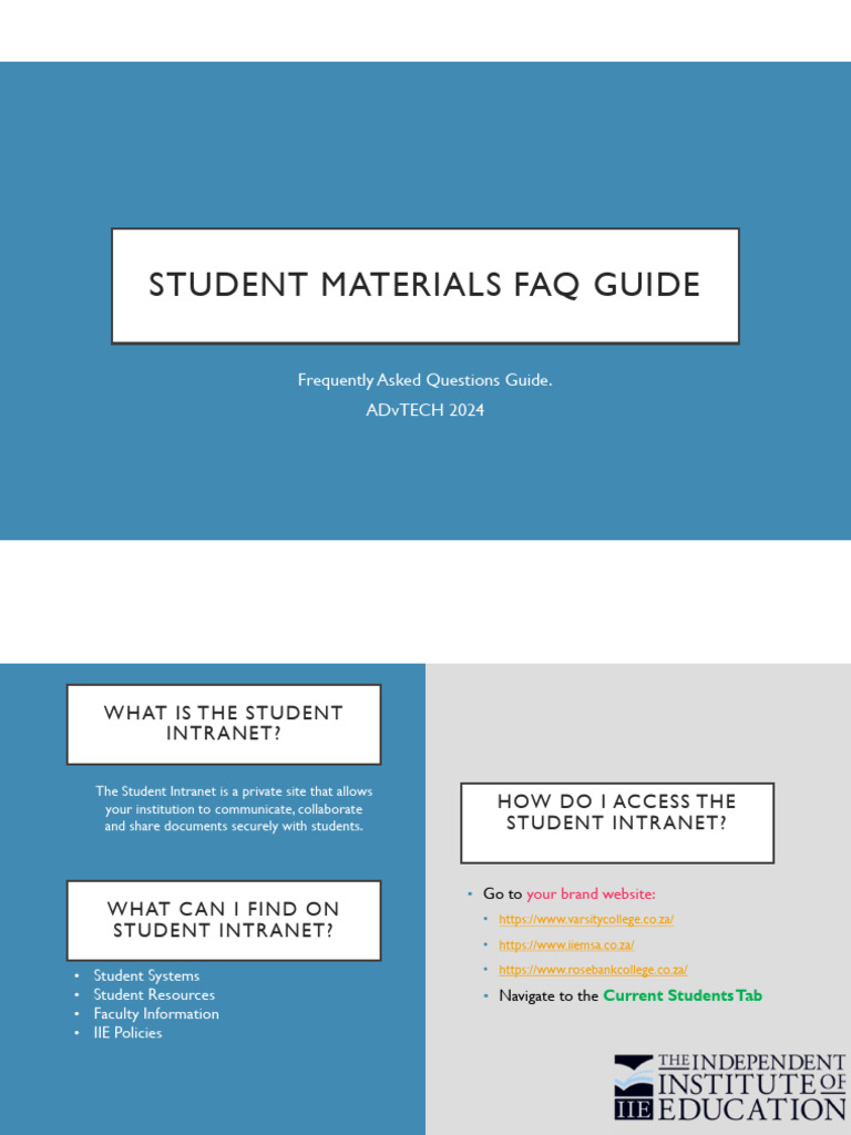 Student Intranet Access Guide 2024 | PDF | Microsoft Office | Software