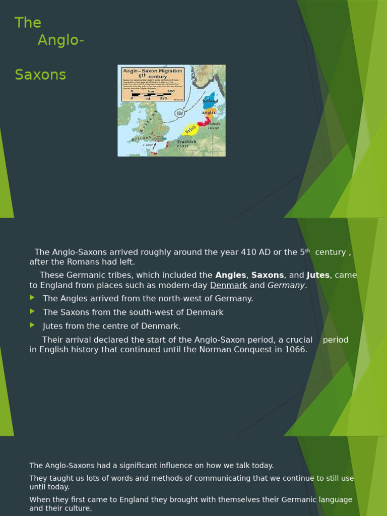 The Anglo Saxons | PDF