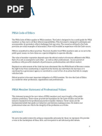 PRSA Code of Ethics Overview | PDF | Public Relations | Profession