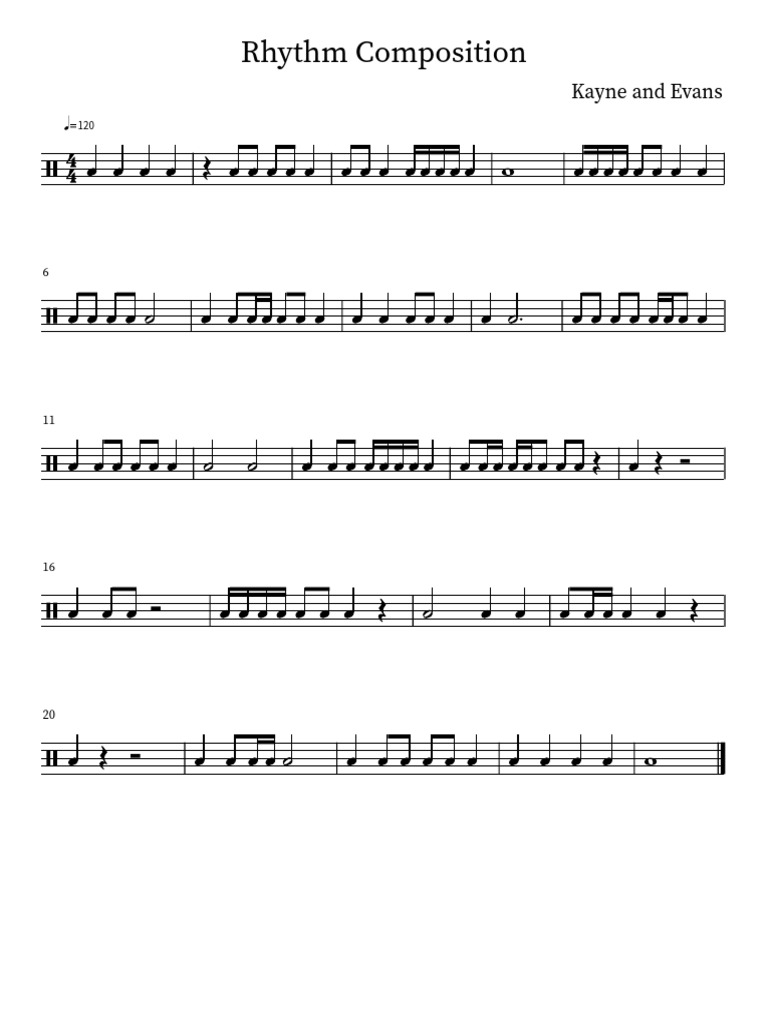 Rhythm Composition | PDF