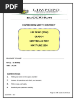 Grade 5 Social Sciences Term Test 2025 | PDF