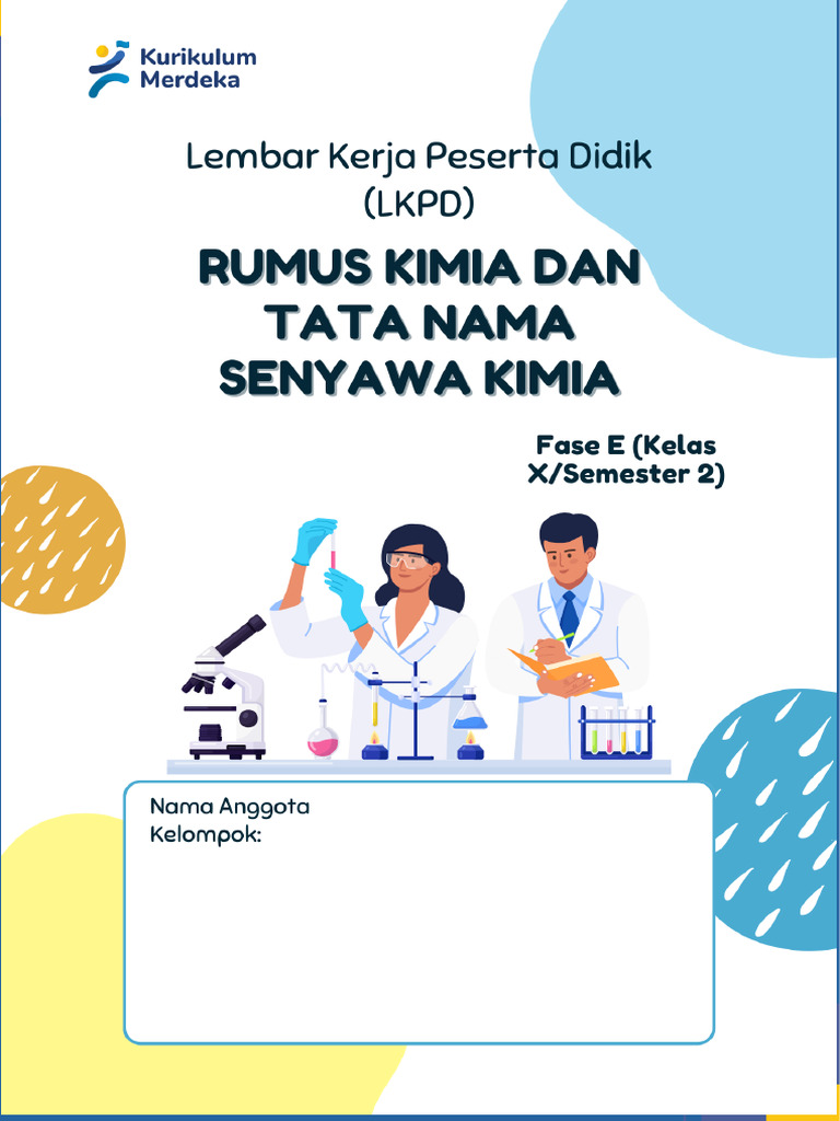 LKPD Rumus Kimia Dan Tata Nama Senyawa Kimia | PDF