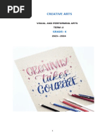 ATP 2025 GR 7 CA Visual Arts | PDF | Lesson Plan | Drawing