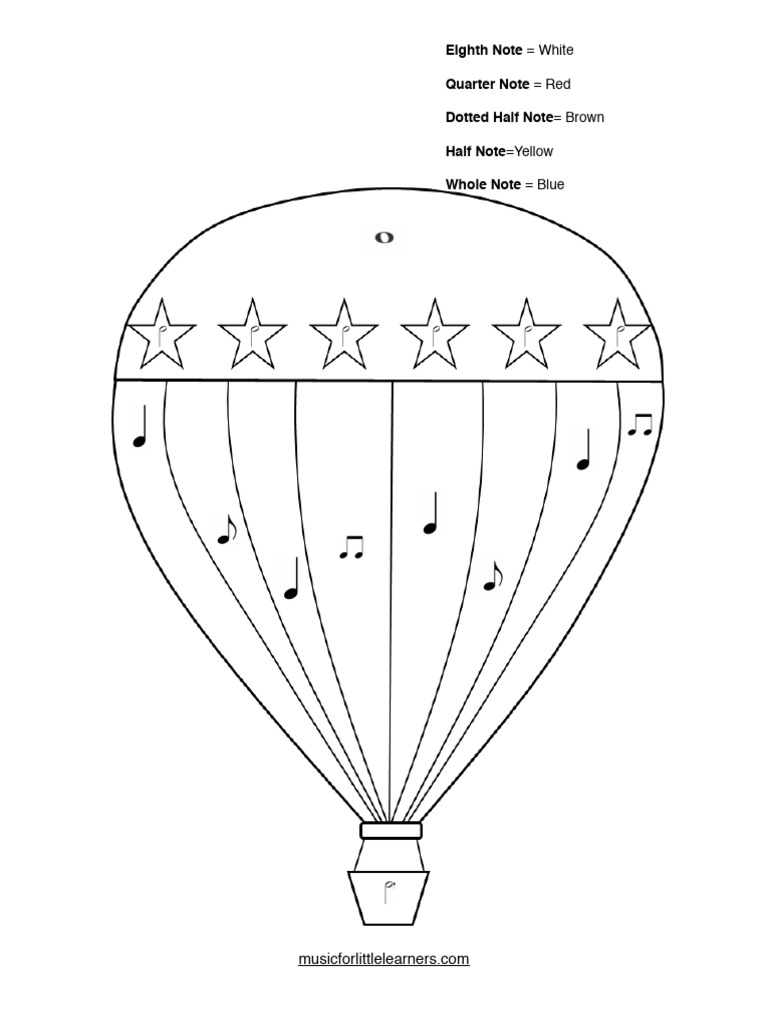 Eighth Note Quarter Note Dotted Half Note Half Note Whole Note | PDF