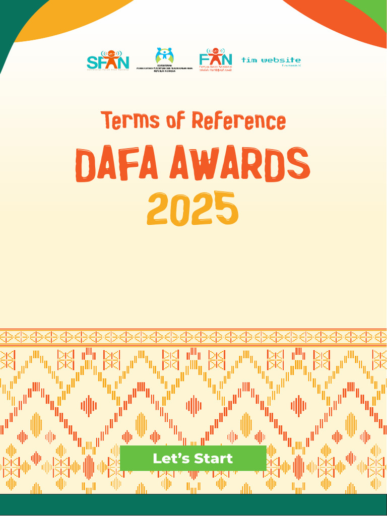 ToR DAFA Awards 2025 | PDF