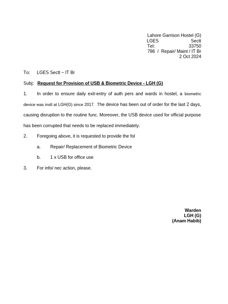 Provision Biometric Device and USB | PDF