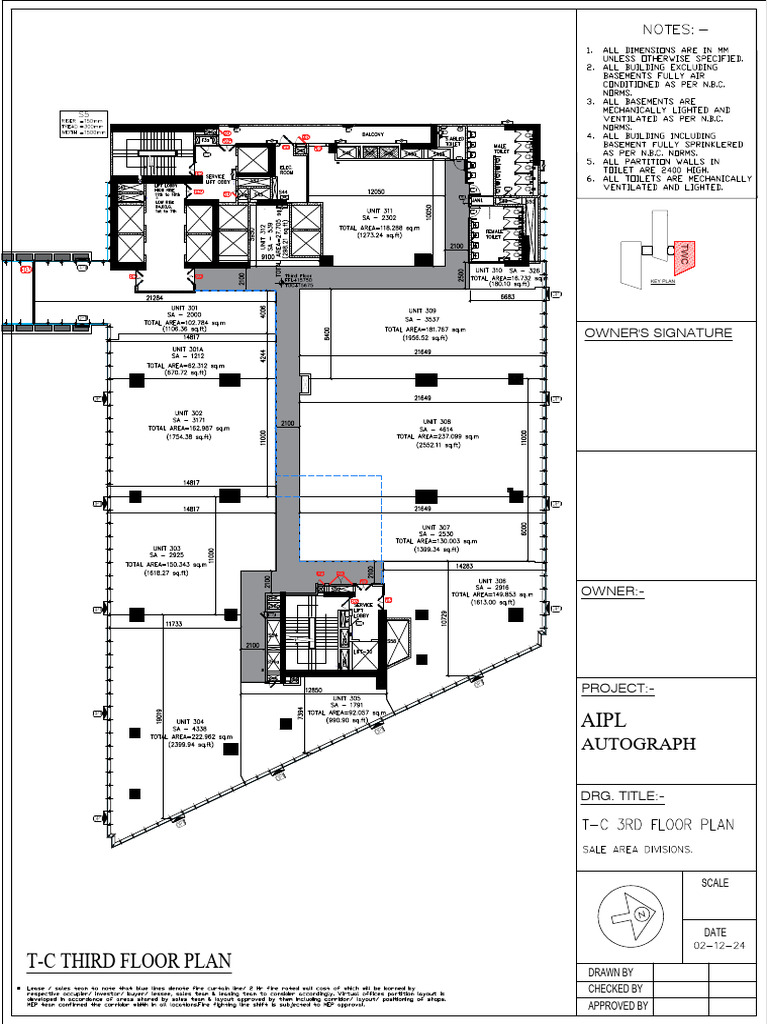 TWC Key Plan for AIPL Autograph | PDF