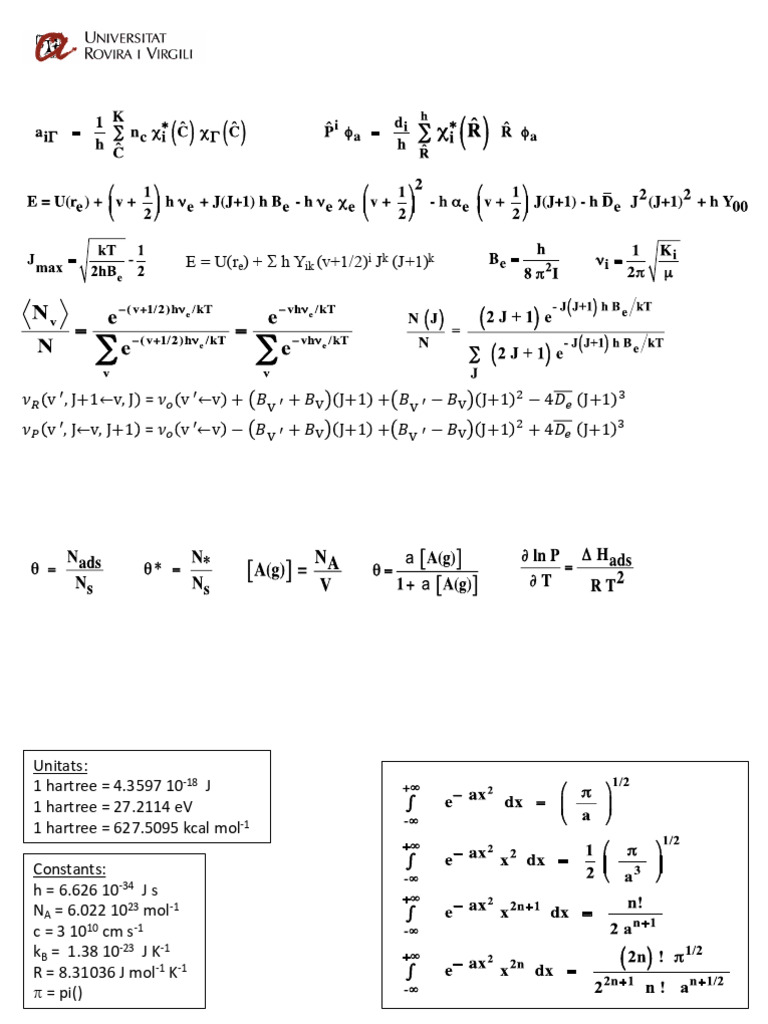Formulari Final 2025 | PDF