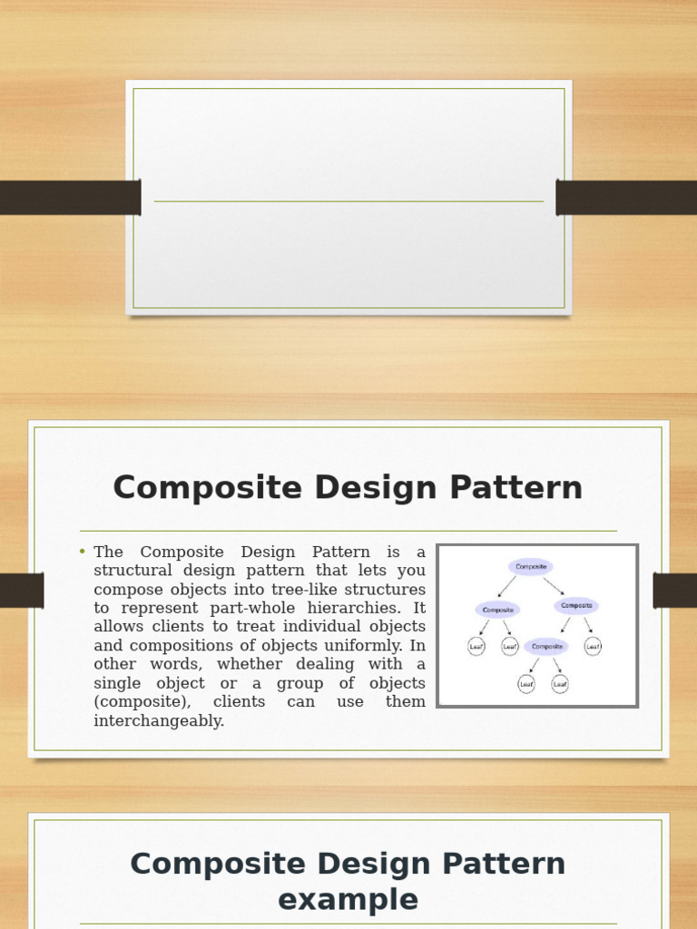 Composite, Decorator, Facade | PDF | Class (Computer Programming) | Software Engineering
