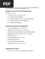 Non-STP Unit Registration Guidelines | PDF