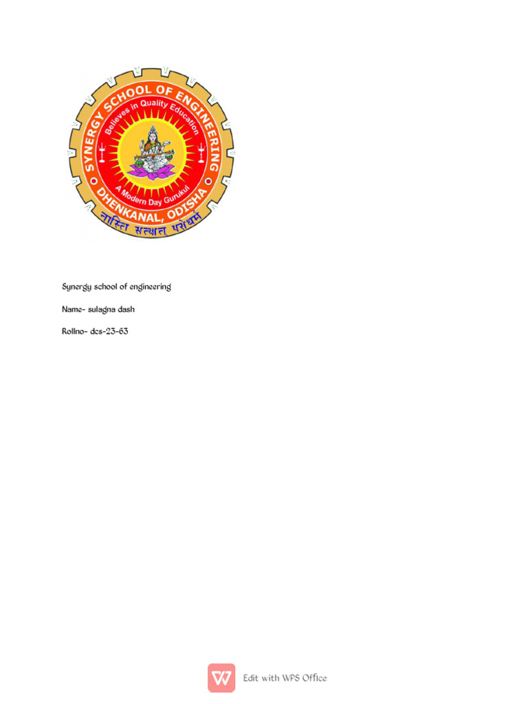 Synergy school-WPS Office | PDF