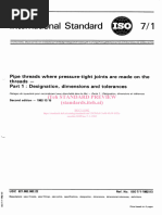 Is 554 1999 | PDF | International Organization For Standardization | Pipe (Fluid Conveyance)