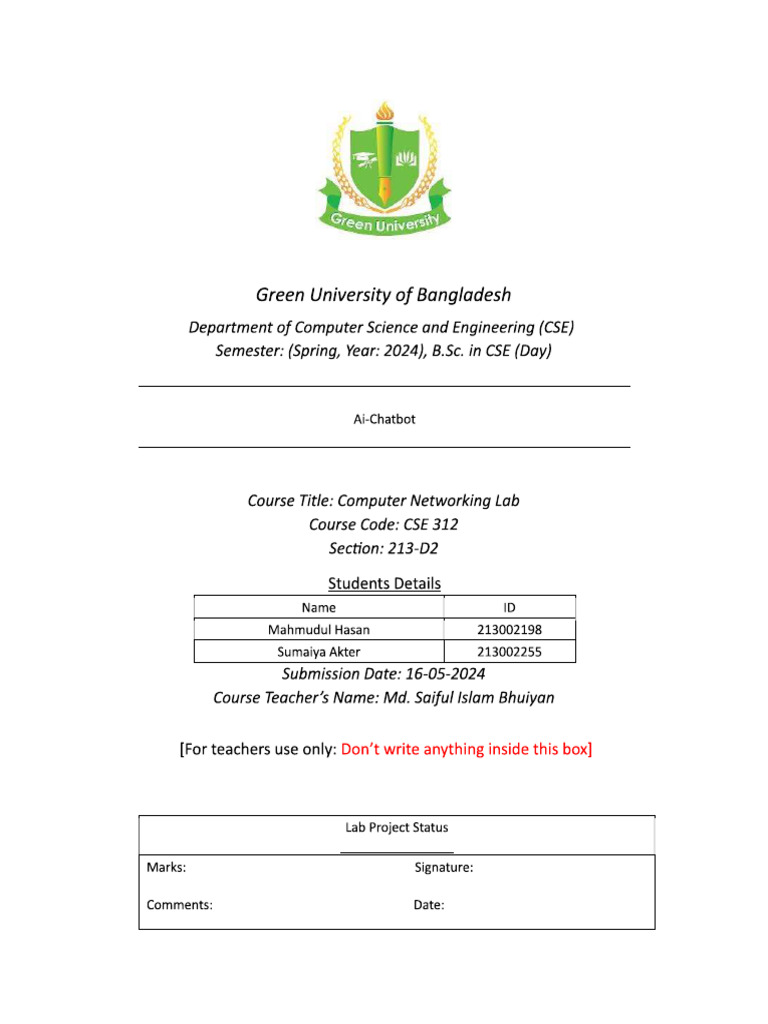 Computer Networking Proposal | PDF