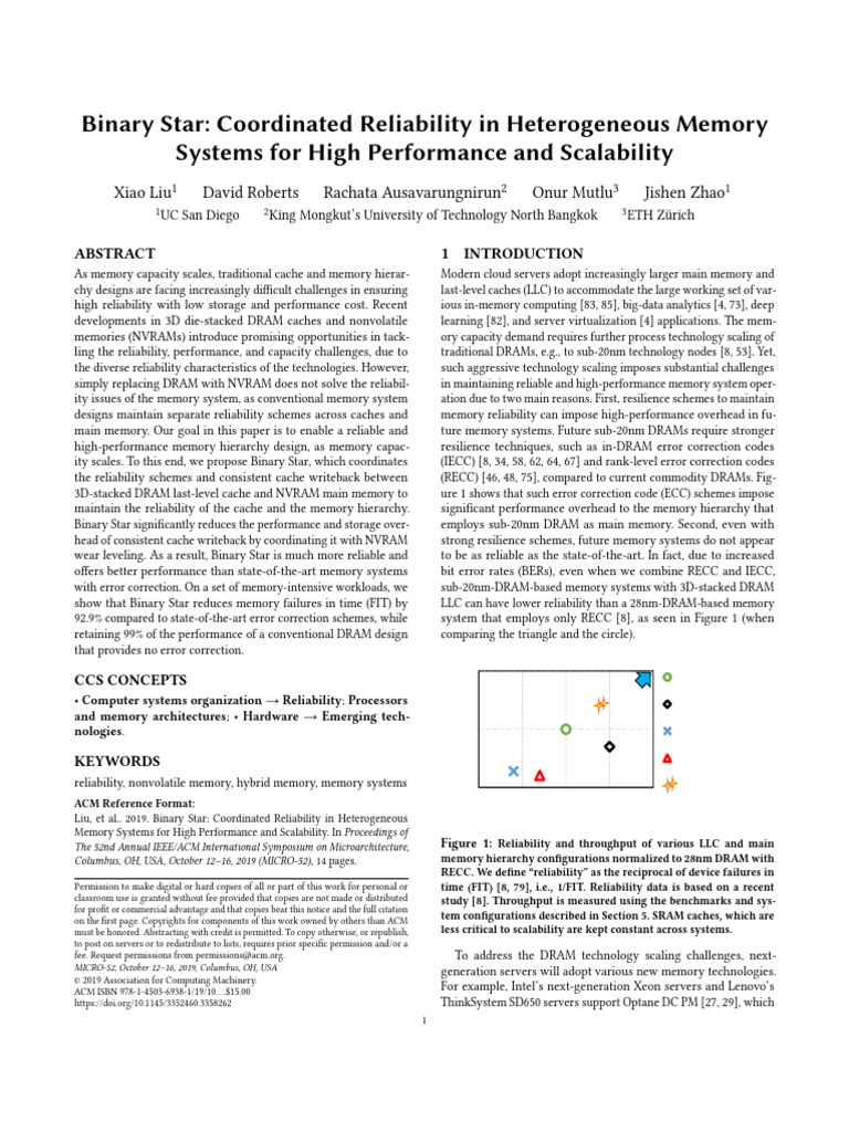 Heterogeneous Memory Scalability | PDF | Computer Data Storage | Cache (Computing)