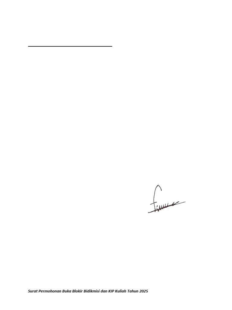 Surat Permohonan - Faris Eka Pratama - 240110201029 | PDF