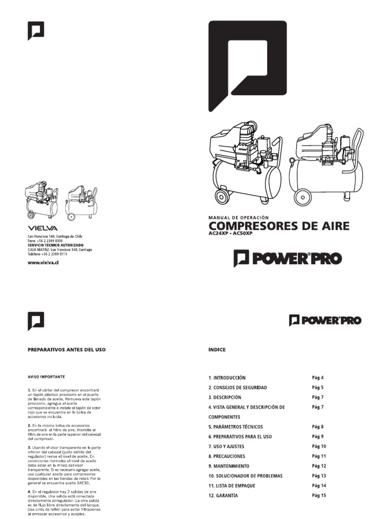 Manual_COMPRESOR_AC160200XP | PDF