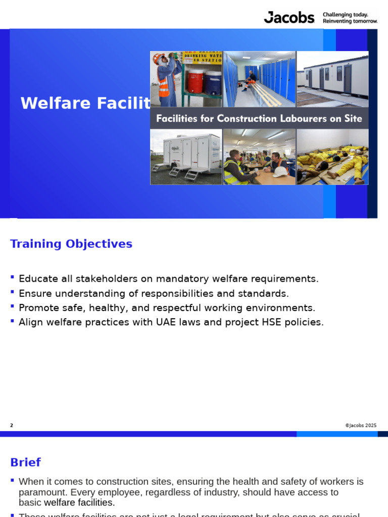 Essential Welfare Facilities for Workers | PDF | Occupational Safety ...