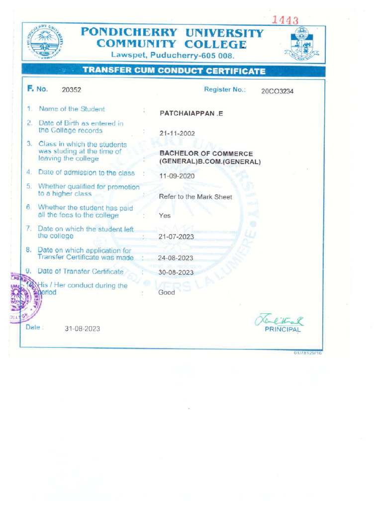 College TC | PDF