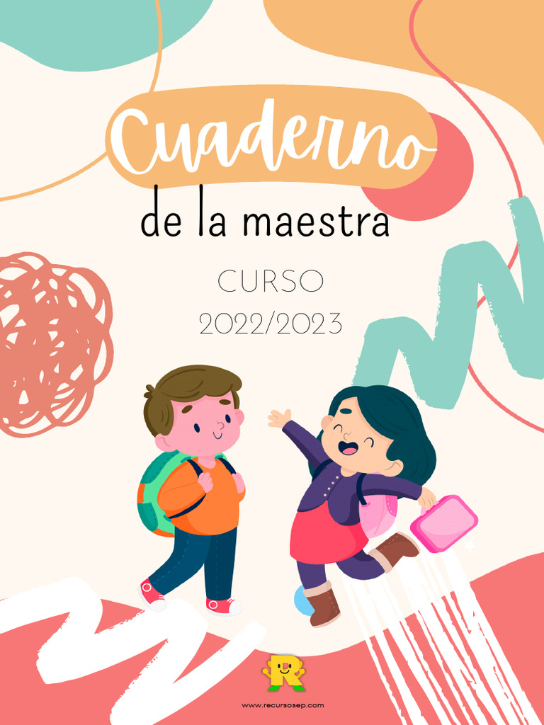 Portadas Cuaderno Maestra Recursosep 1 | PDF