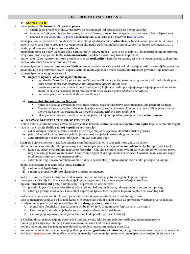 Zadnje Ponavljanje Rim | PDF