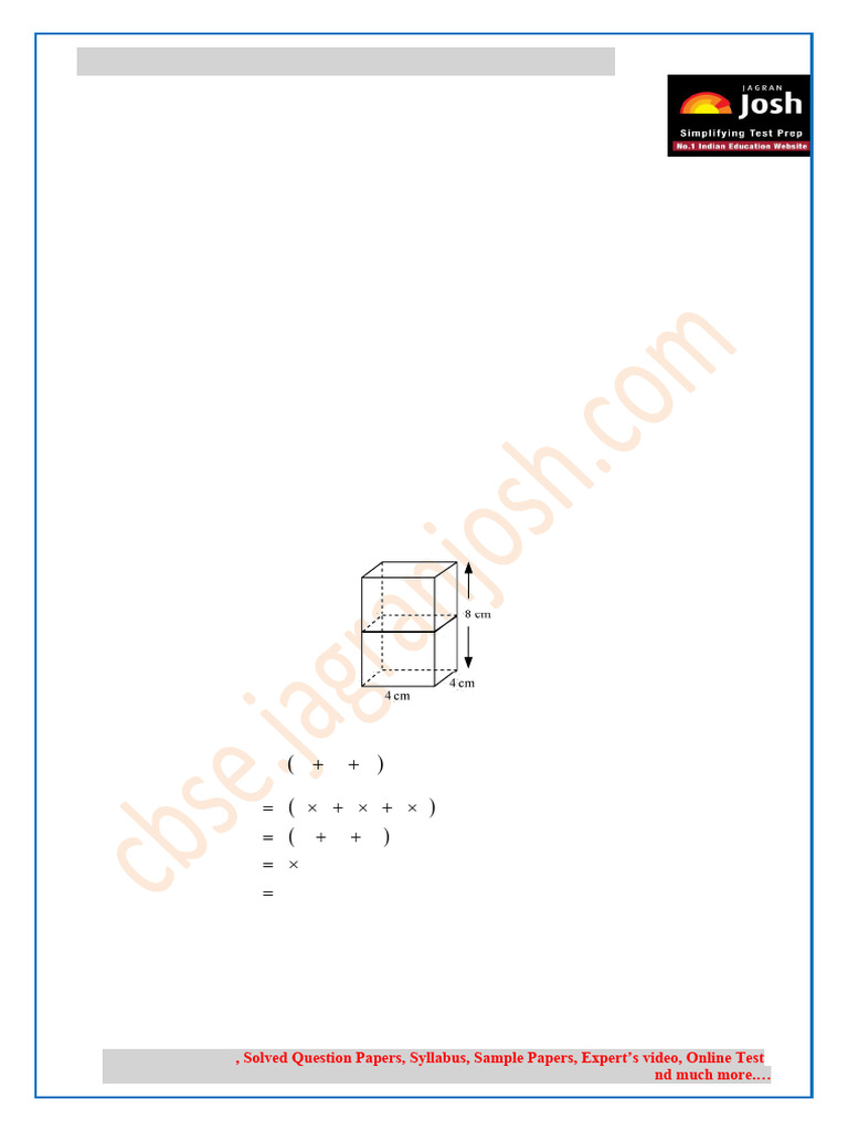 Ncert Solutions Class 10 Maths Chapter 13 | PDF | Sphere | Volume