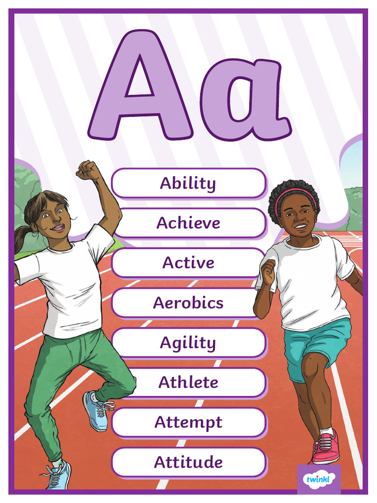 Physical Education-Alphabet-Display - Ver - 1 | PDF